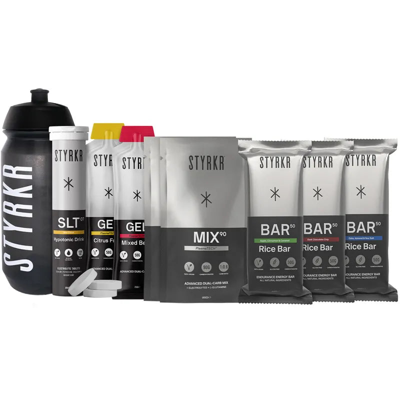 Styrkr Training Kit 2/7 - Contains 1x 500ml Bottle, 2x MIX90, 2x GEL50 ...